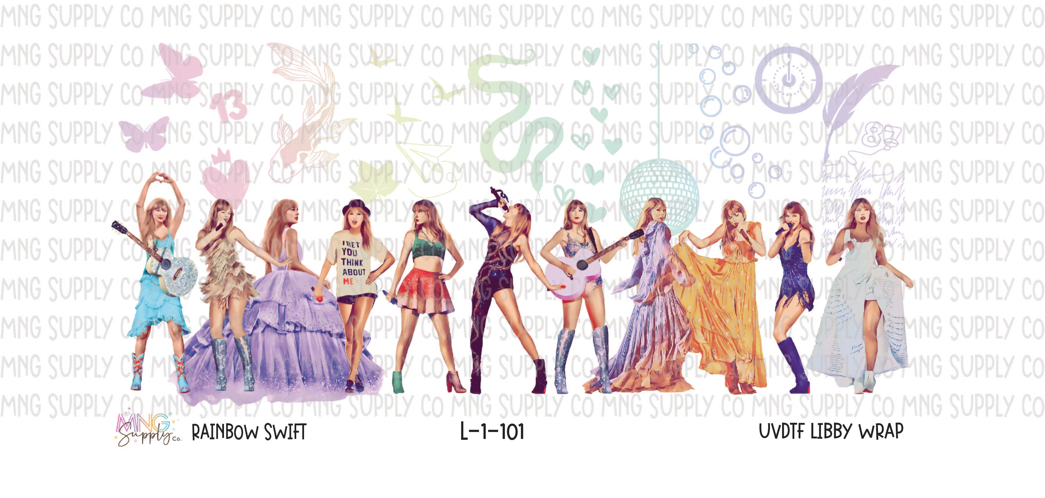 MNG UVDTF Libby Rainbow Swift – MNG Supply Co